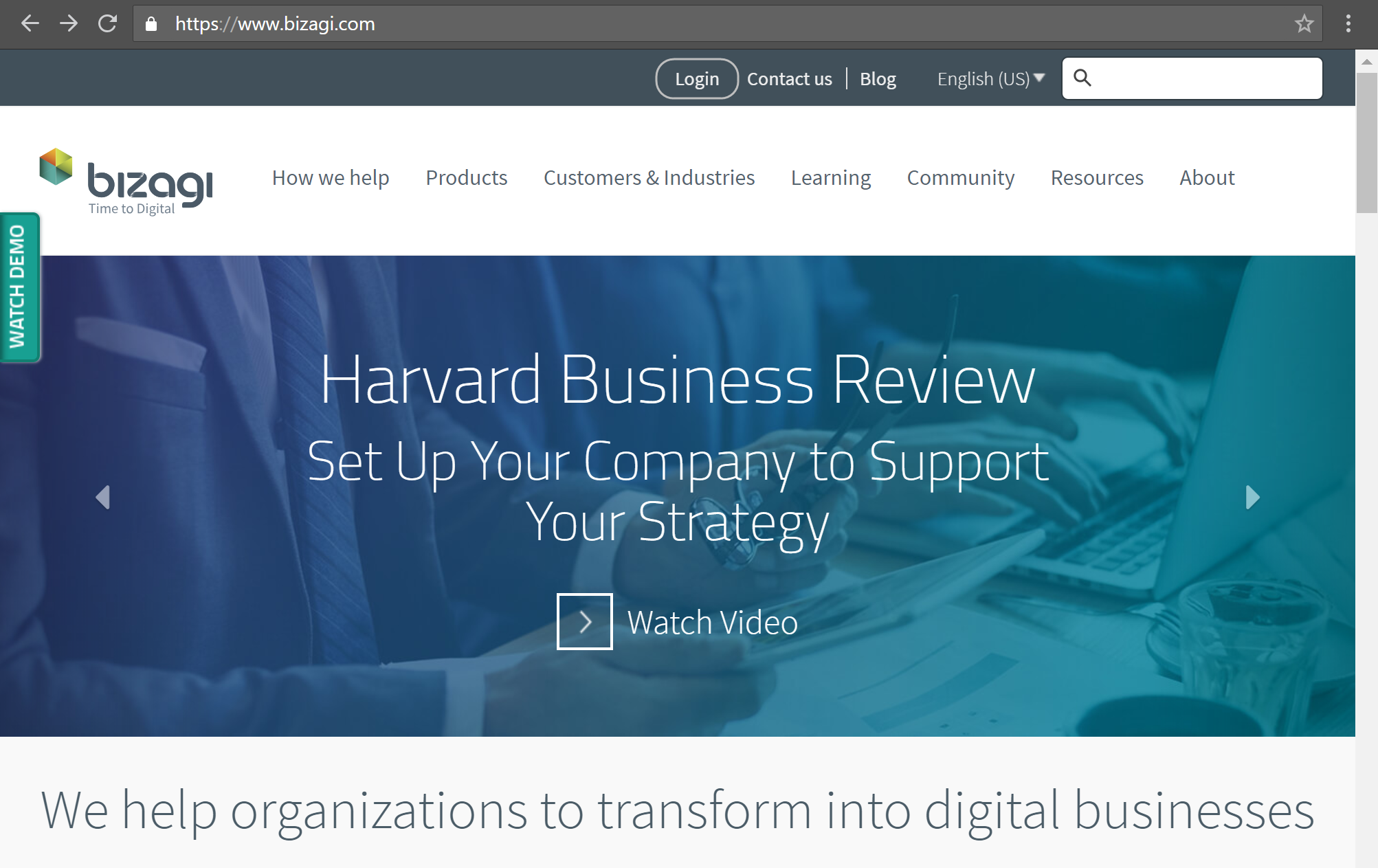 Bizagi, One Platform; Every Process
