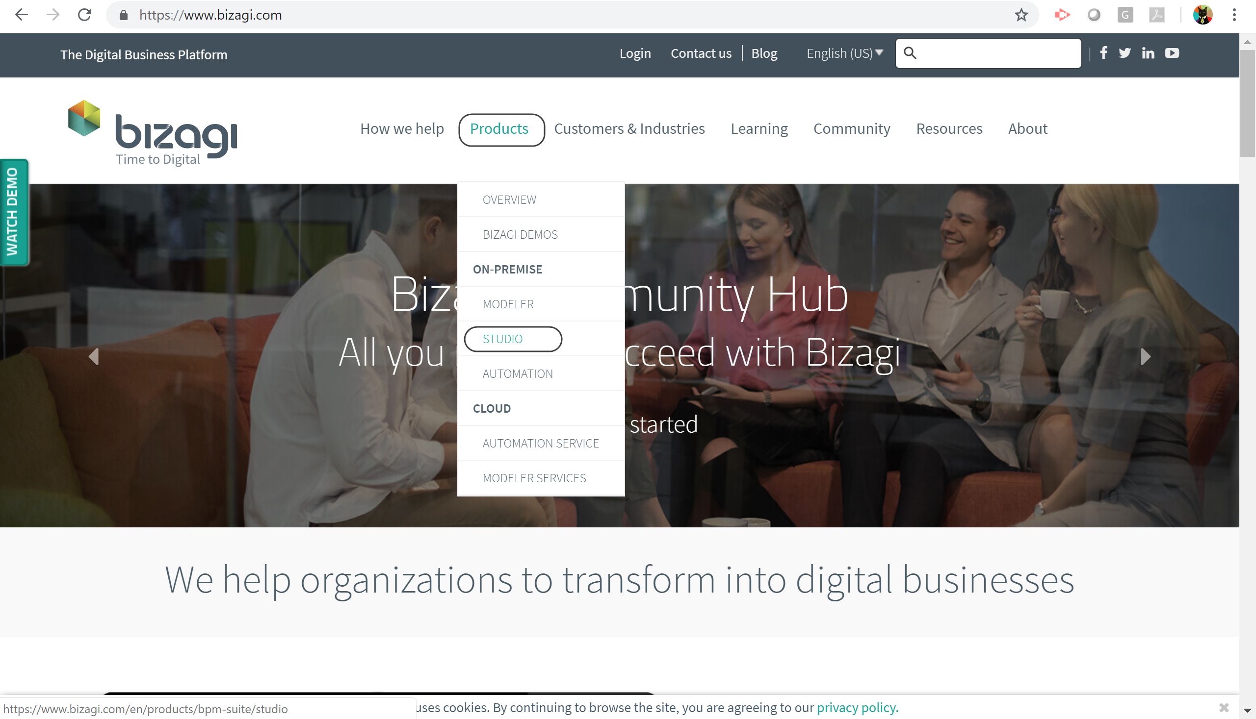 Bizagi, One Platform; Every Process
